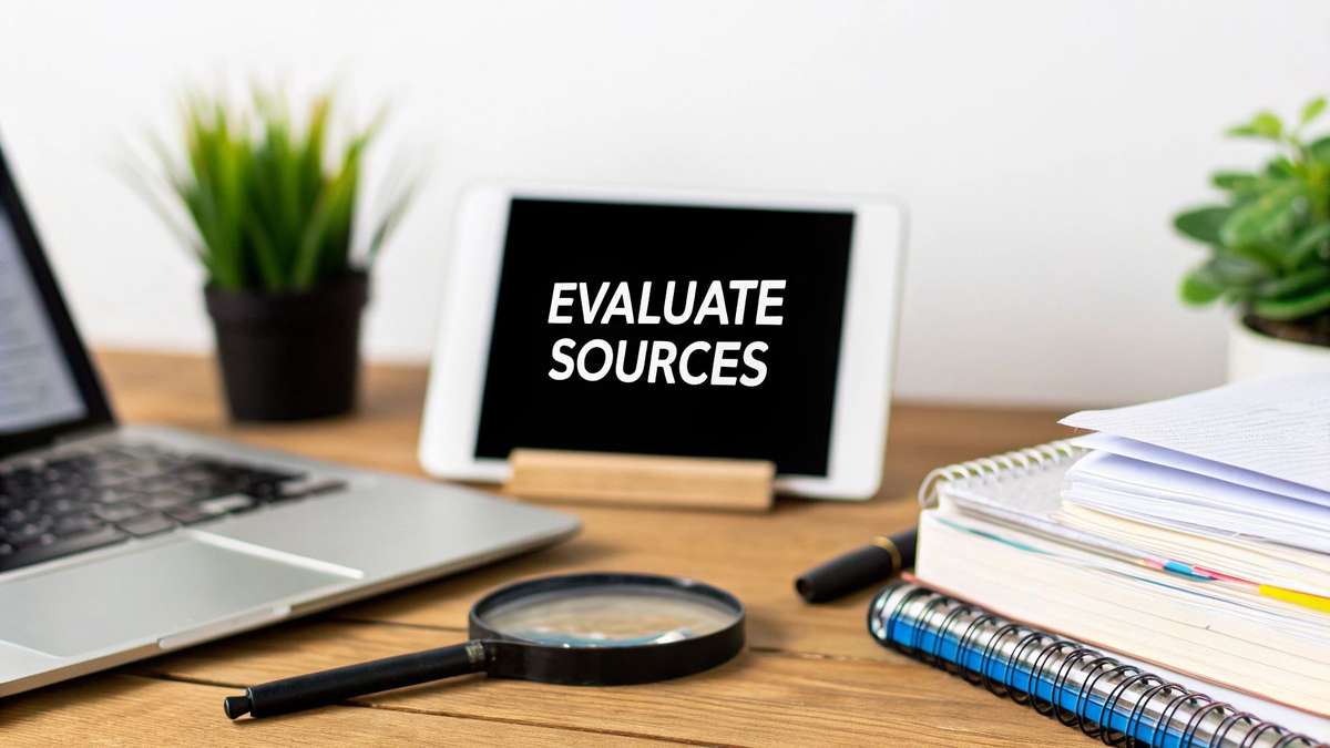 How to Evaluate Information Sources A Practical Guide — Recapio Blog ...
