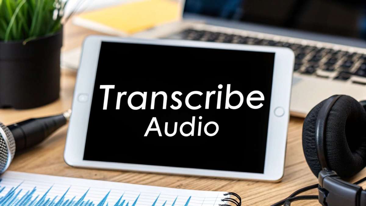 How to Transcribe Audio Files to Text A Practical Guide — Recapio Blog ...